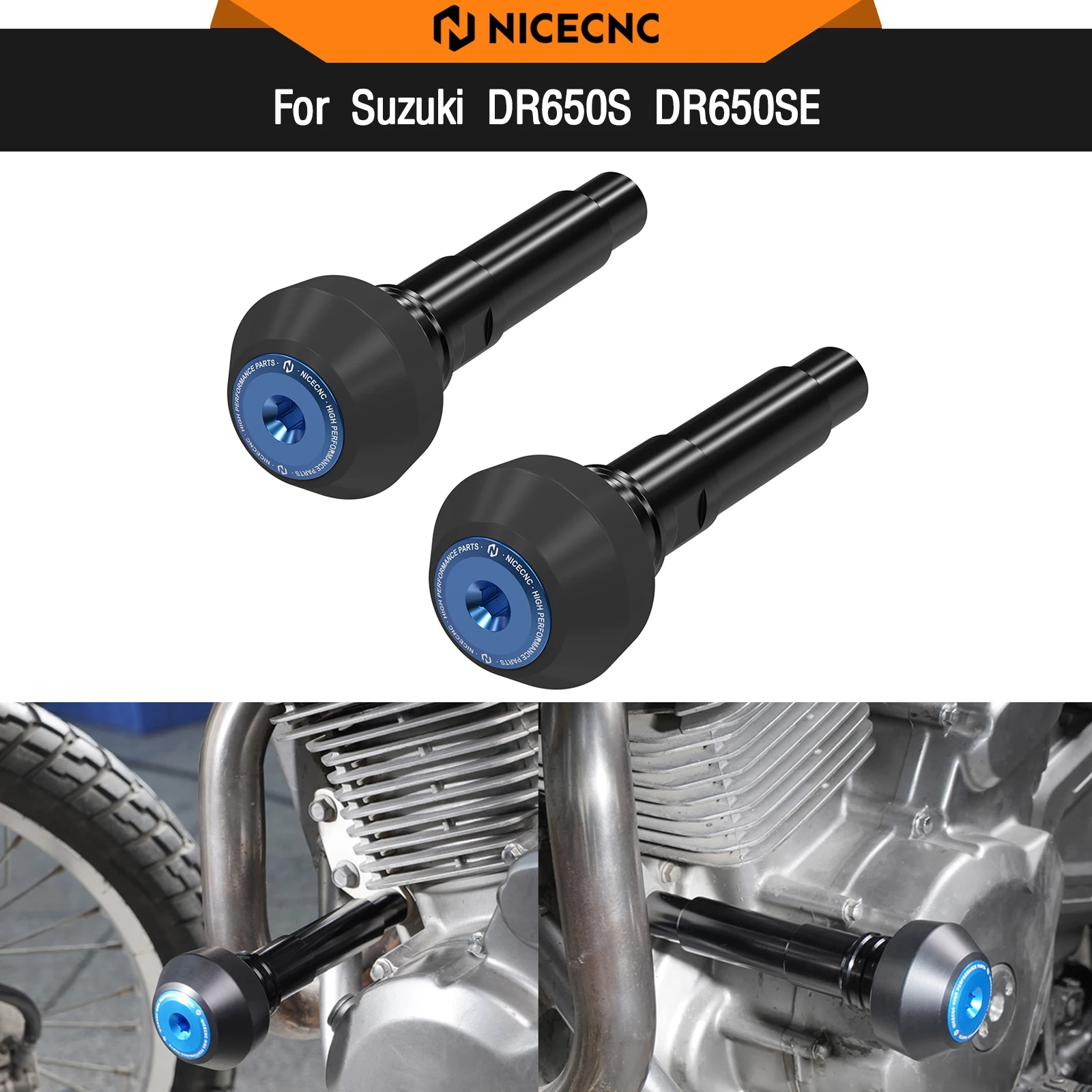For Suzuki DR650S DR650SE DR650S/SE 1996-2025 Frame Sliders Engine ...