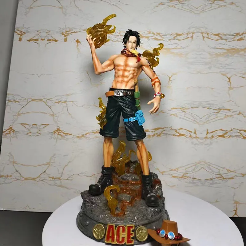 Figura de acción de One Piece de 36 cm de Portgas D. Ace, Gk Flame ...