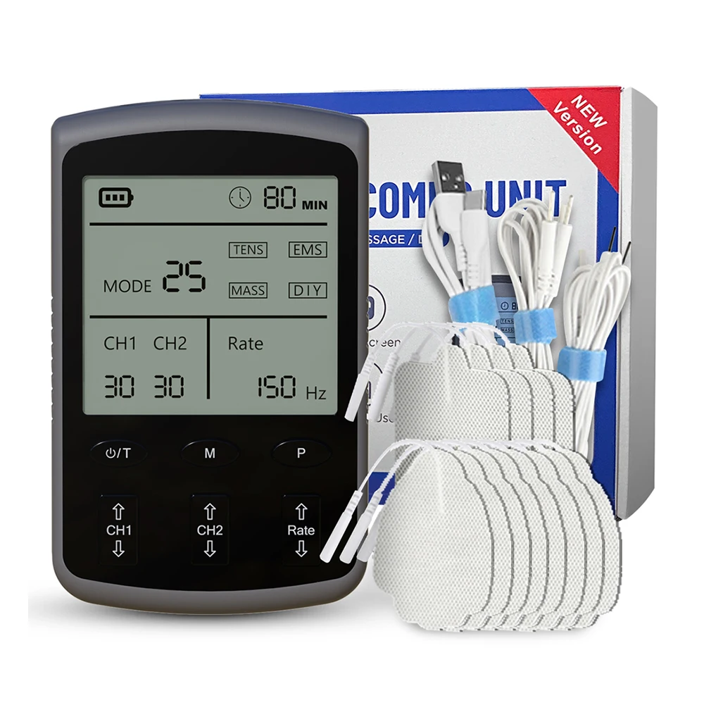 Tens-Machine-EMS-Muscle-Stimulator-4-in1-DIY-Electric-Massage ...