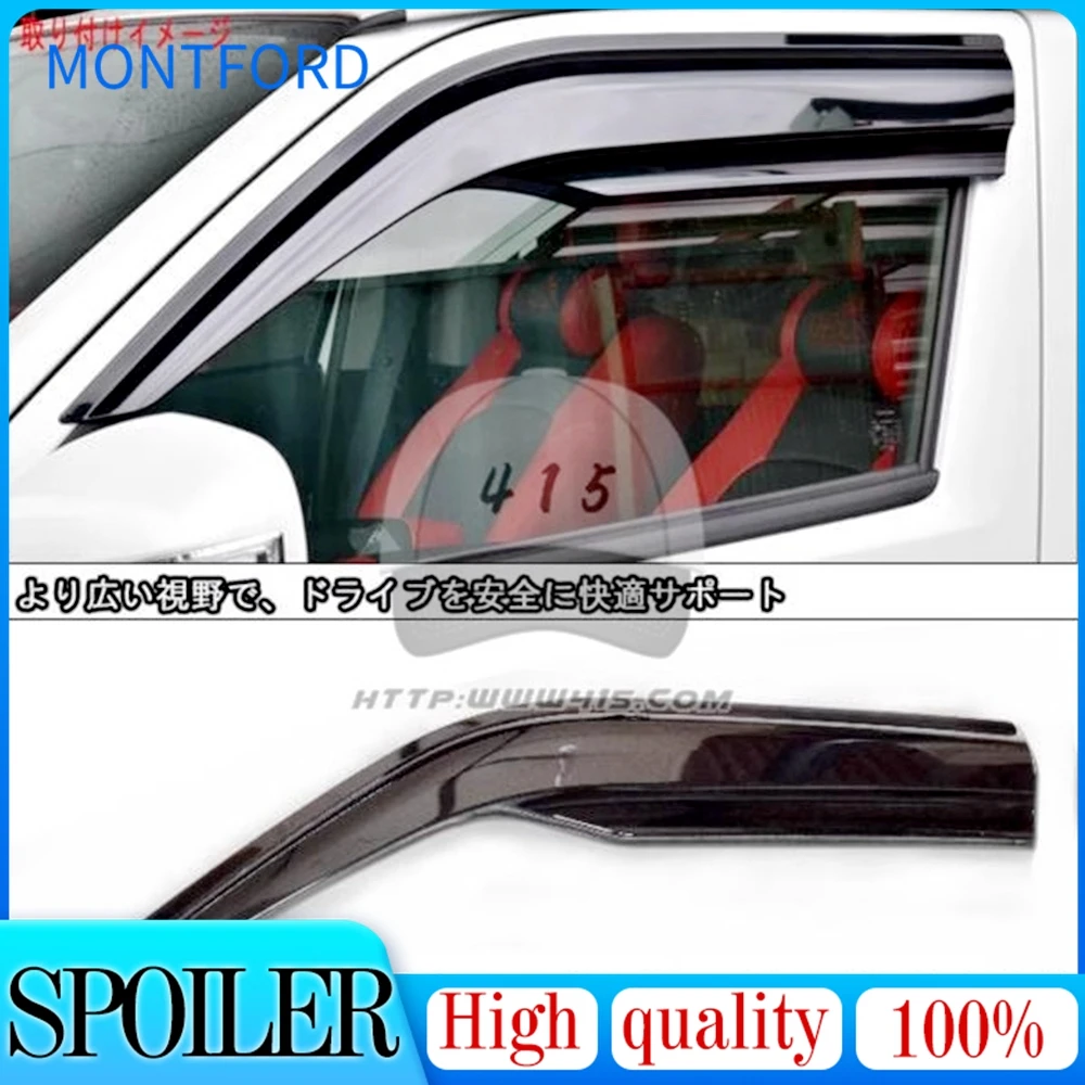 For-Toyota-HIACE-2005-Car-Window-Sun-Rain-Shade-Visors-Shield-Shelter ...