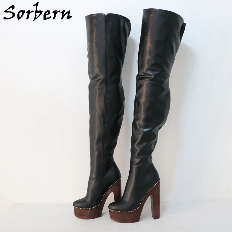 Sorbern-Fetish-Crotch-Thigh-High-Boots-Women-Block-High-Heel-Platform ...