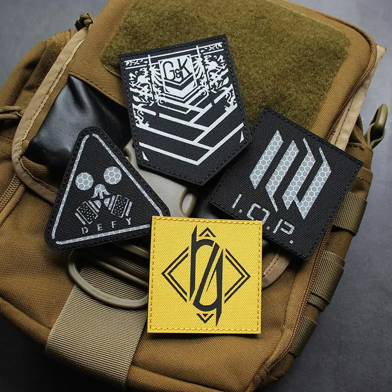 Pers-nlichkeit-M-dchen-Frontline-Patch-ir-reflektierende-Moral-Armband ...