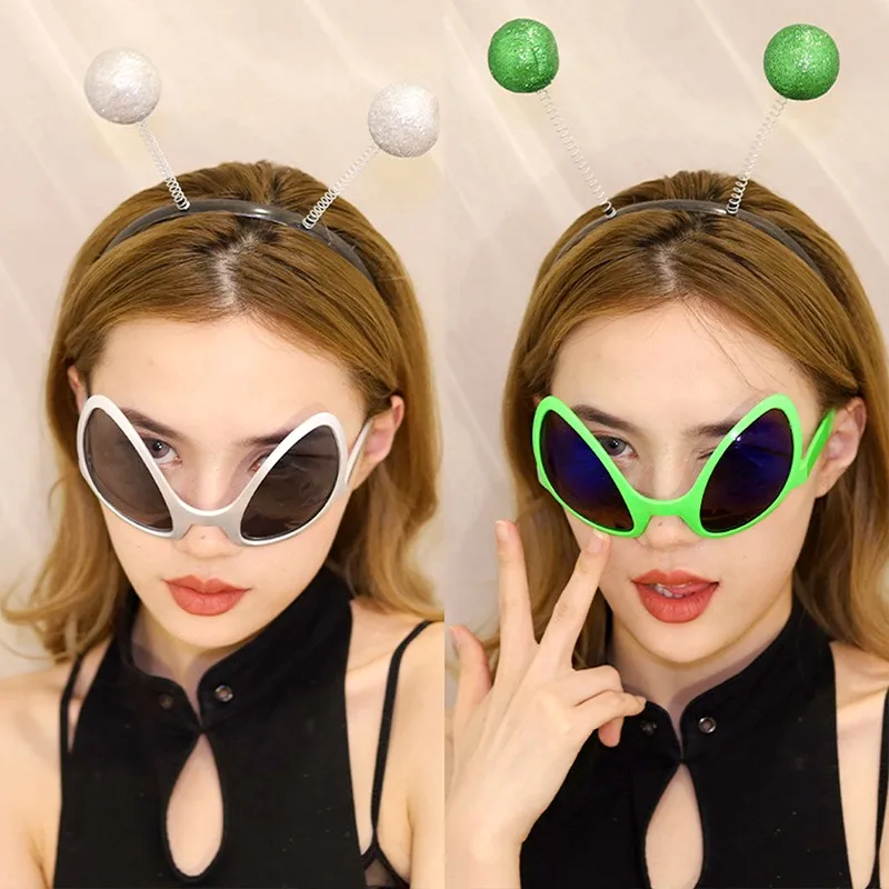 Funny Alien Glasses Party Sunglasses Space themed Sunglasses Alien ...