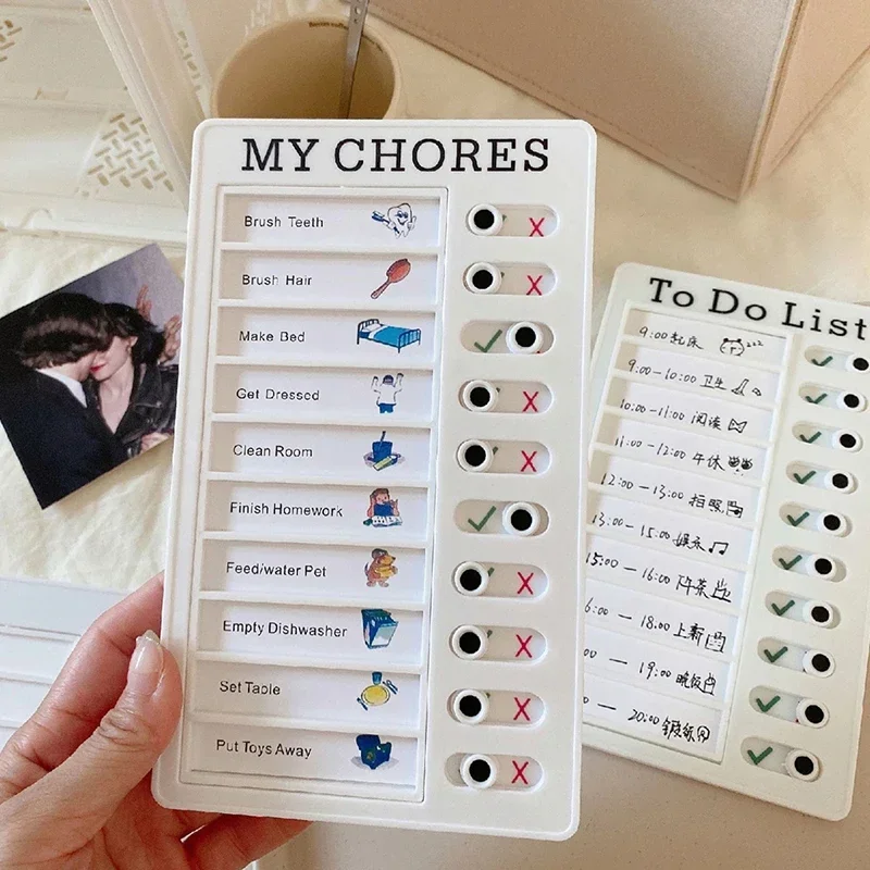 New Hanging Daily Task Planning board Detachable Chores Checklist Board ...