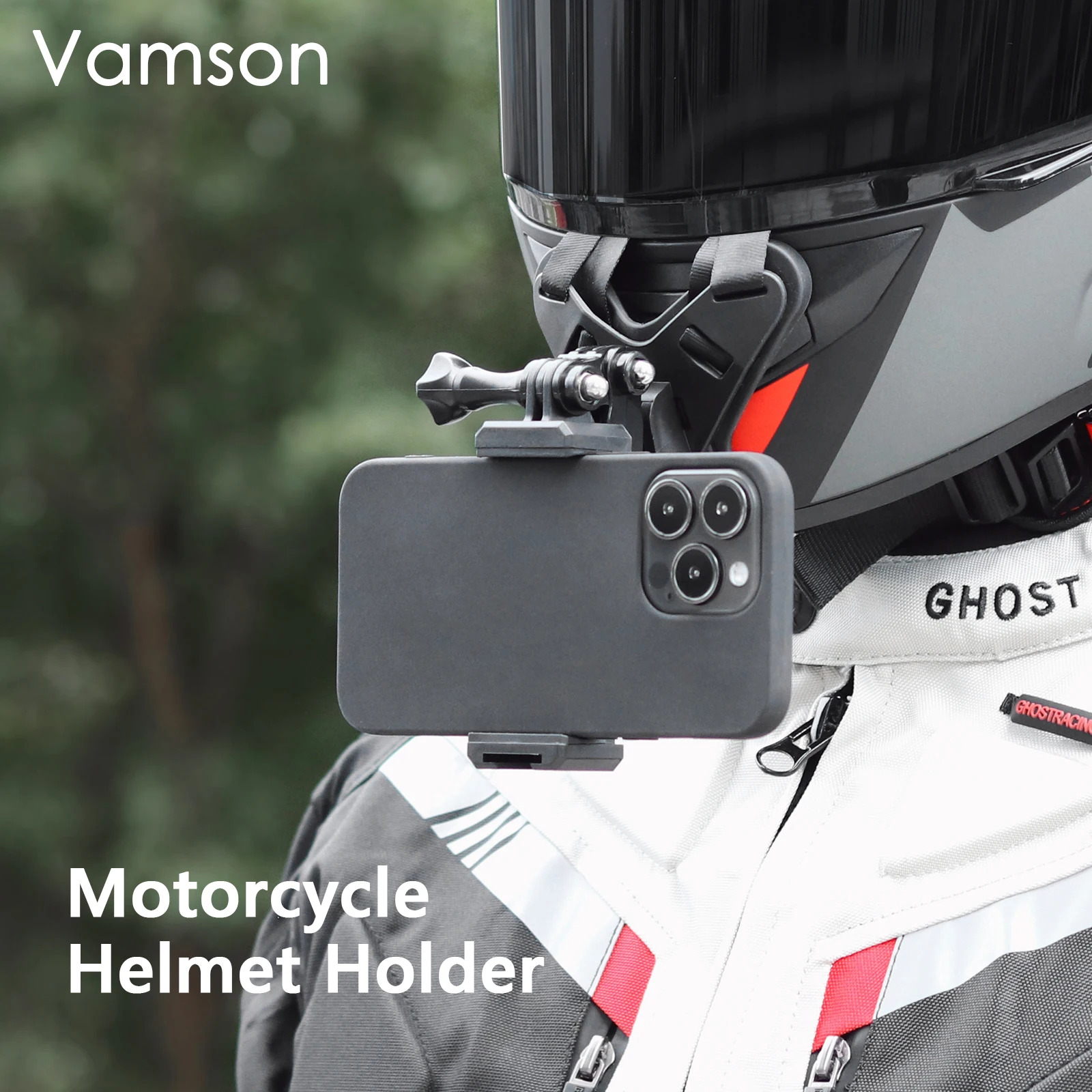 Vamson Gopro Head Mount Helmet Cameras For Motorcycles for GoPro Hero ...
