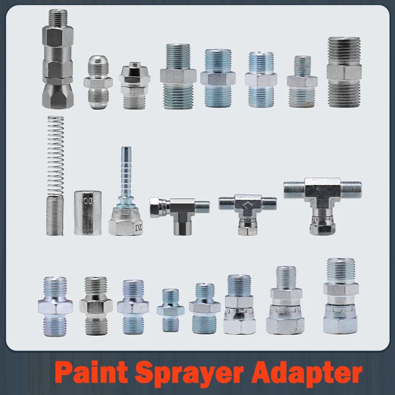 Airless Spray Gun 1/4" 3/8" 1/2" Fitting High Pressure Pipe Spray Gun ...