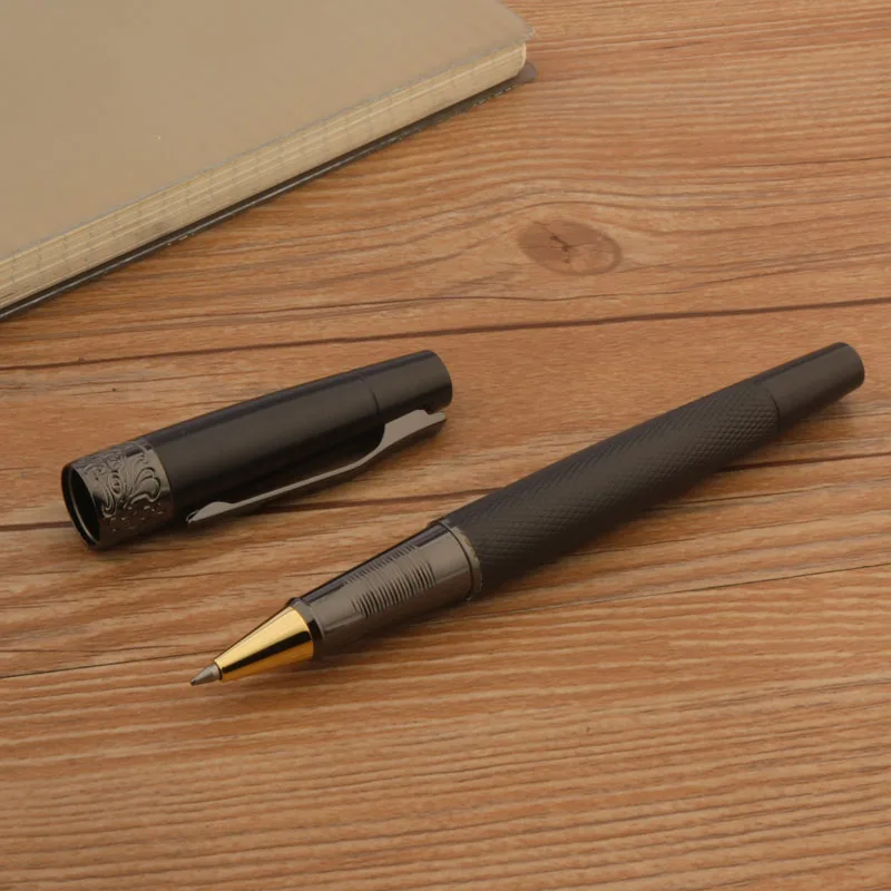 Black-Roller-Ball-Pen-Metal-Gun-Gray-Retro-Fringe-Stationery-Office ...