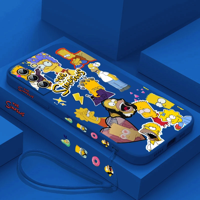 Funny-Cartoon-Simpsons-For-Samsung-Galaxy-S24-S23-S22-S21-S20-Pro-FE ...