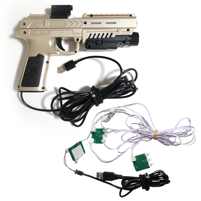 USB-Light-Gun-Shotting-Jogo-Pe-as-usadas-para-PC-Com-LED-Sensor-Arcade ...