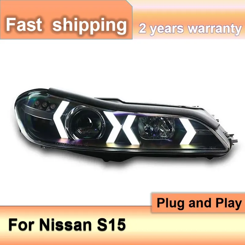 Car Accessories for Nissan S15 Headlamp 1999-2014 S15 Headlight Silvia ...