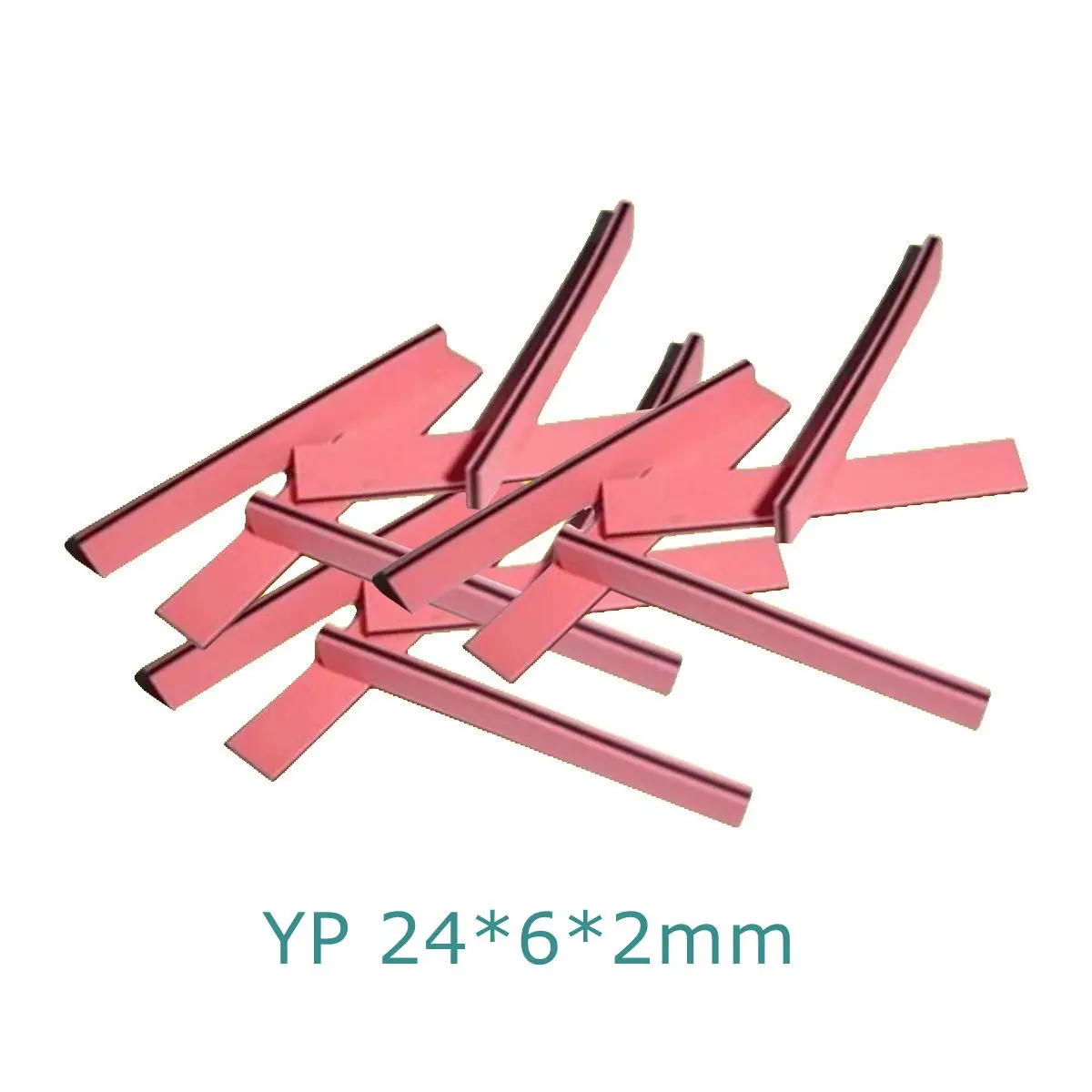 10pcs/Lot 24*6*2mm YP silicone zebra connector silicone conductive ...