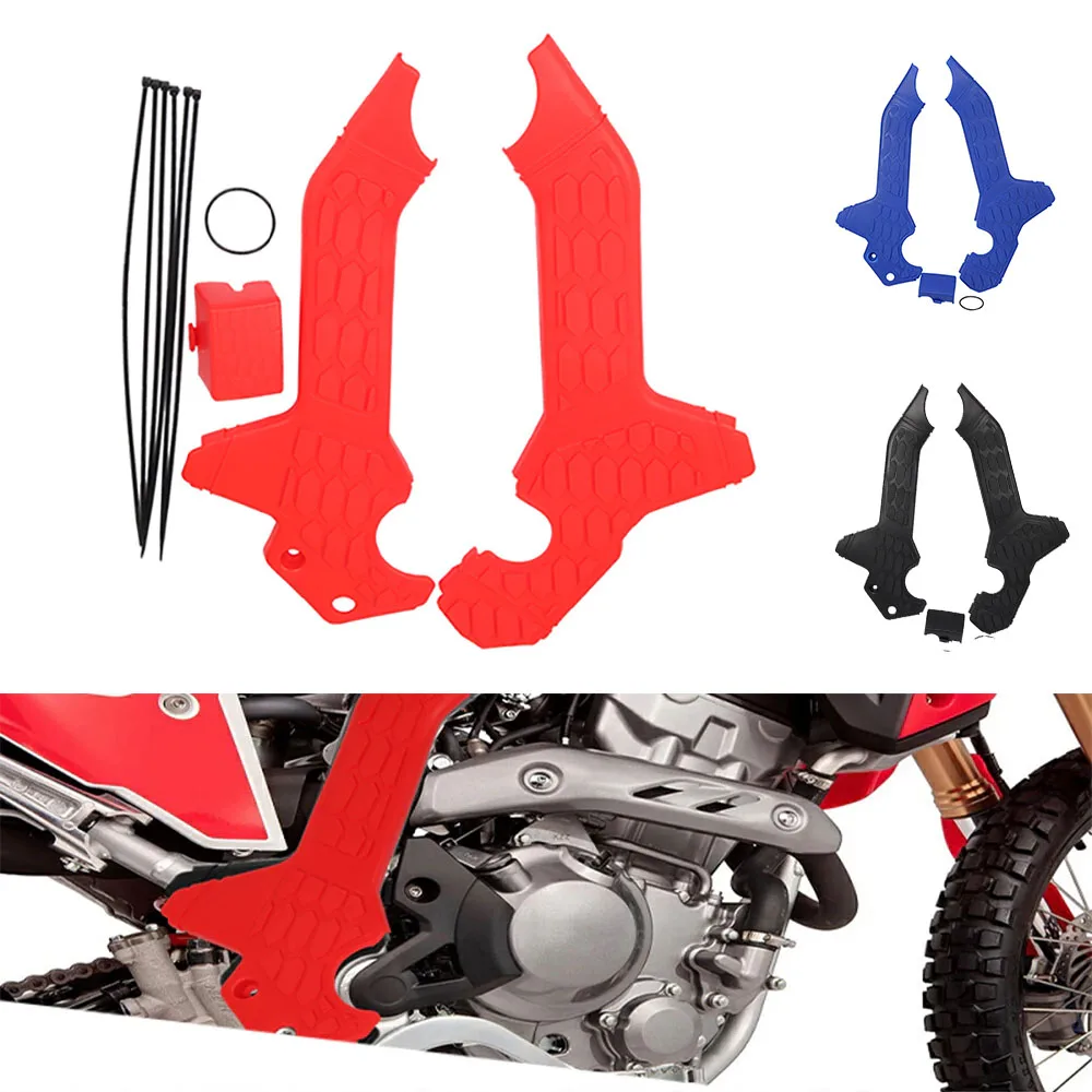 For-Honda-CRF300L-CRF-300L-Motorcycle-Frame-Guard-Side-Protection-Cover ...