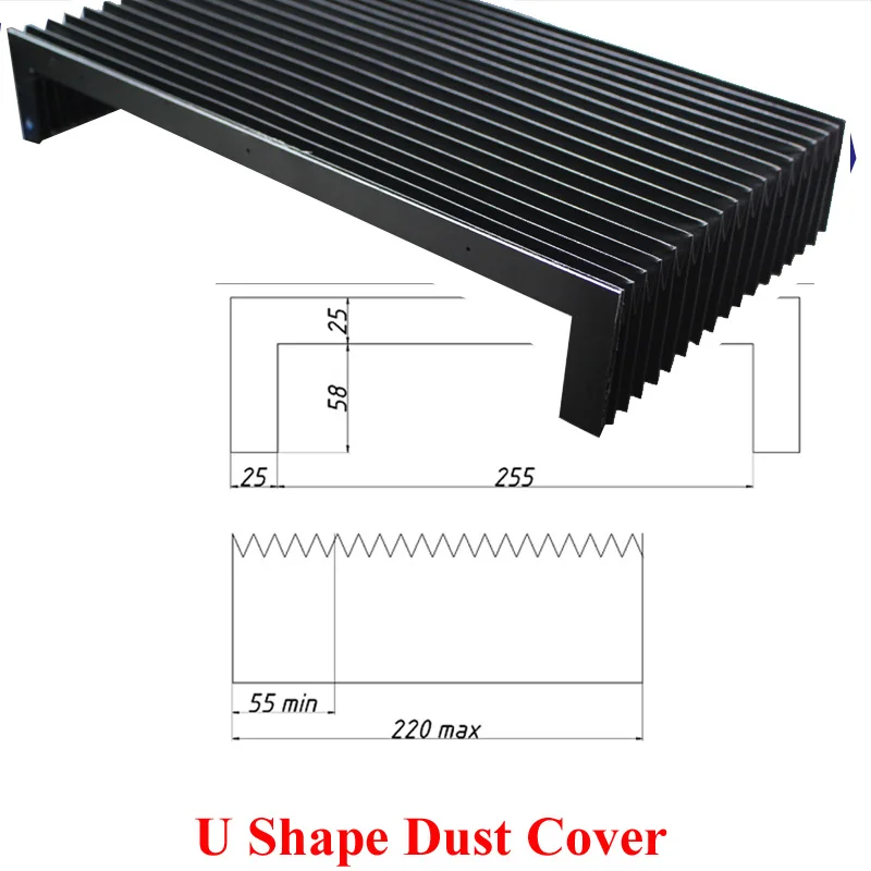 Free-Shipping-Width-255mm-x-Height-58mm-xL220mm-U-Shape-Dust-Cloth ...