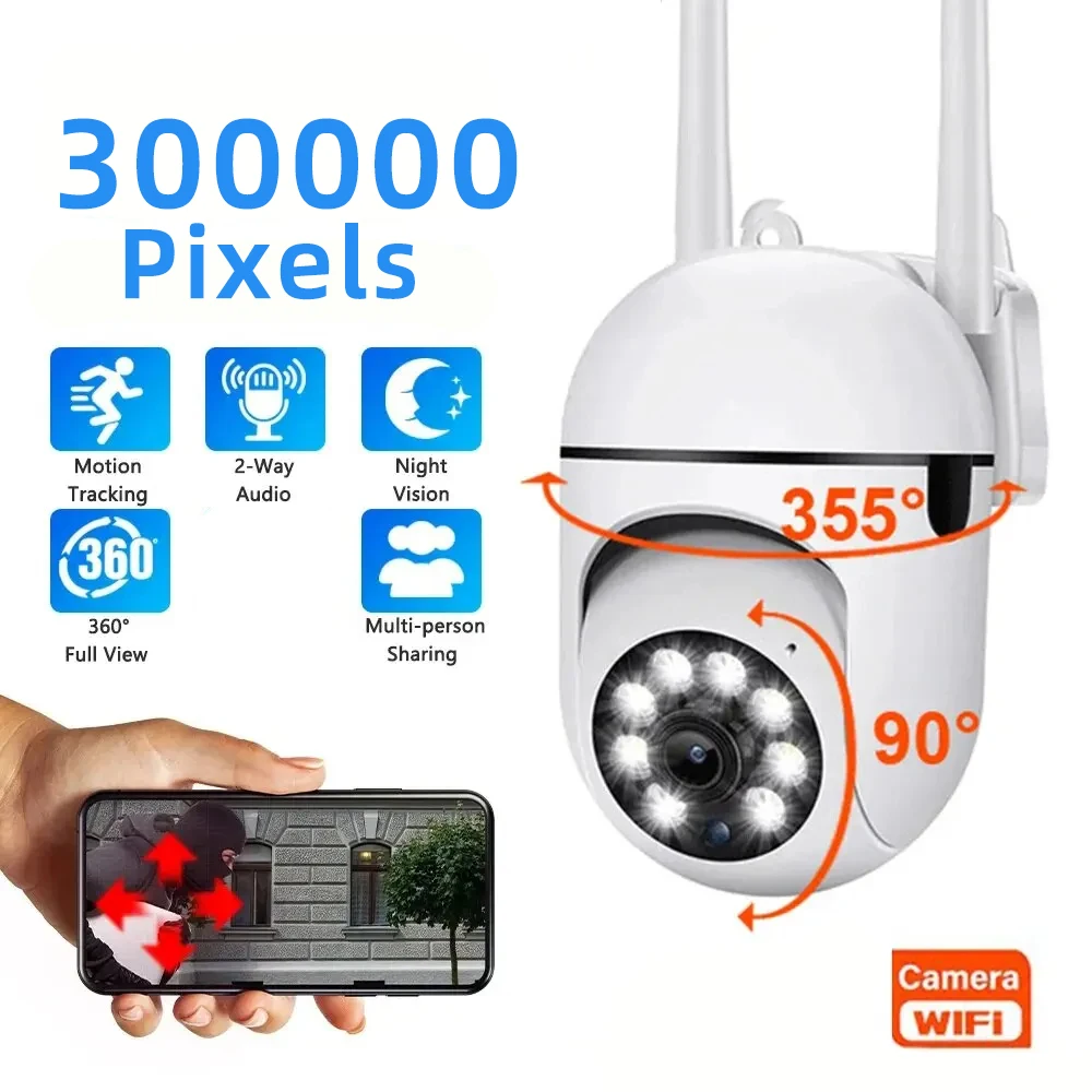 300000-Pixels-WiFi-Surveillance-Cameras-IP-Camera-HD-IR-Full-Color ...