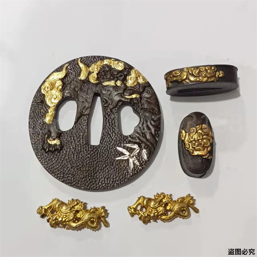 High Quality Brass Material Tsuba Guard Fuchi Kashira Menuki For ...