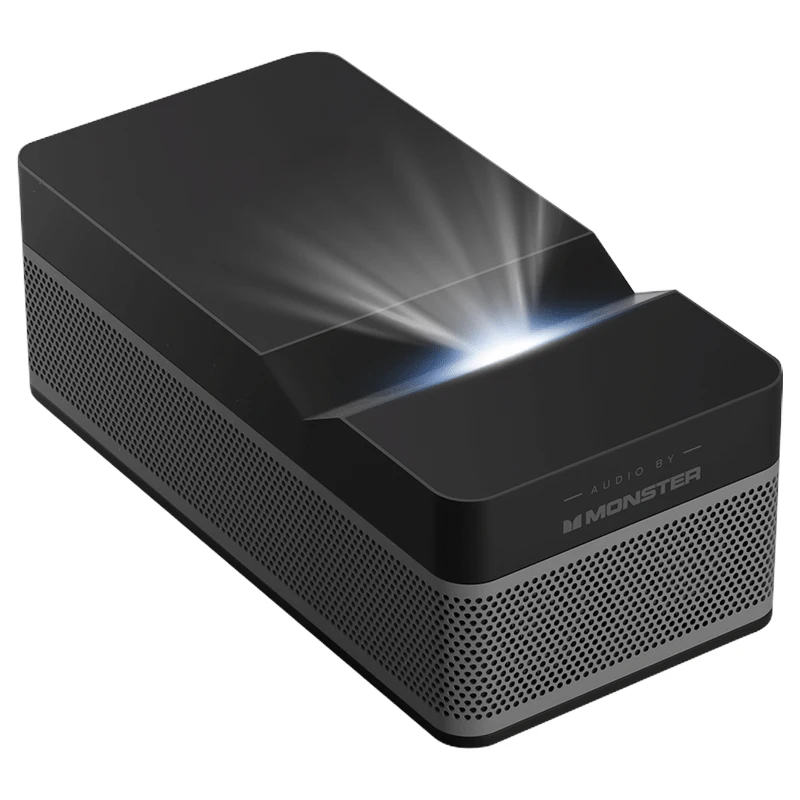 [2022 New Super Ultra short focus Projector] Native 1080p DLP Short ...