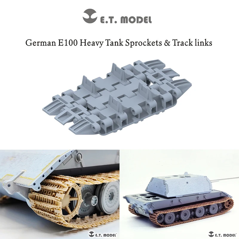 ETmodel 1/35 Universal Military Modeling German E100 Heavy Tank Drive ...
