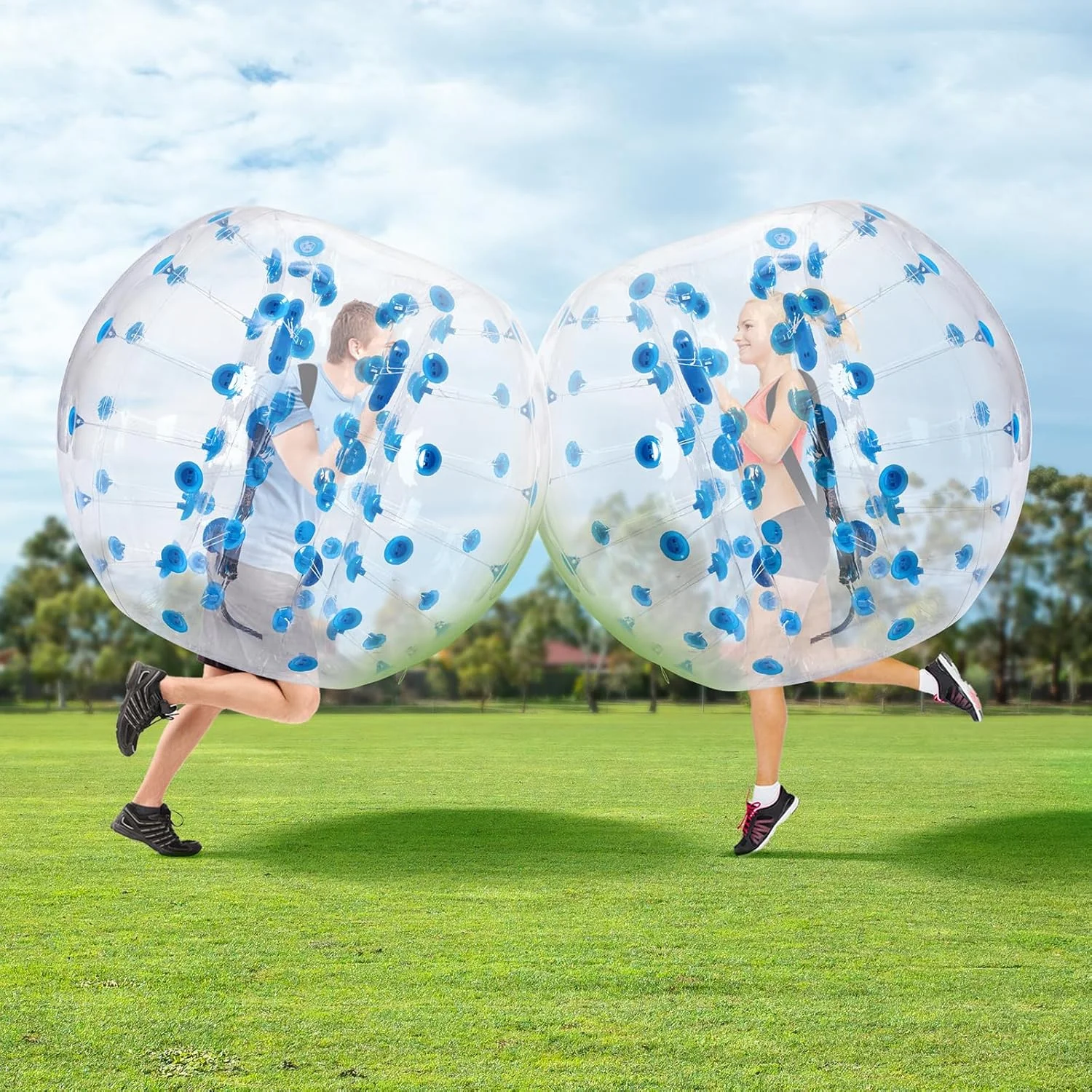 Inflatable Bumper Ball, 1.5m Body Sumo Zorb Balls Human Hamster Bubble ...