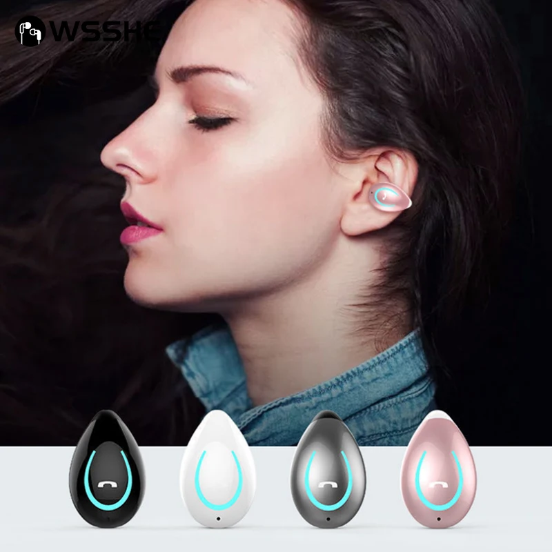 Single Side Headset Mini Bluetooth Sports Invisible Earphones Car ...