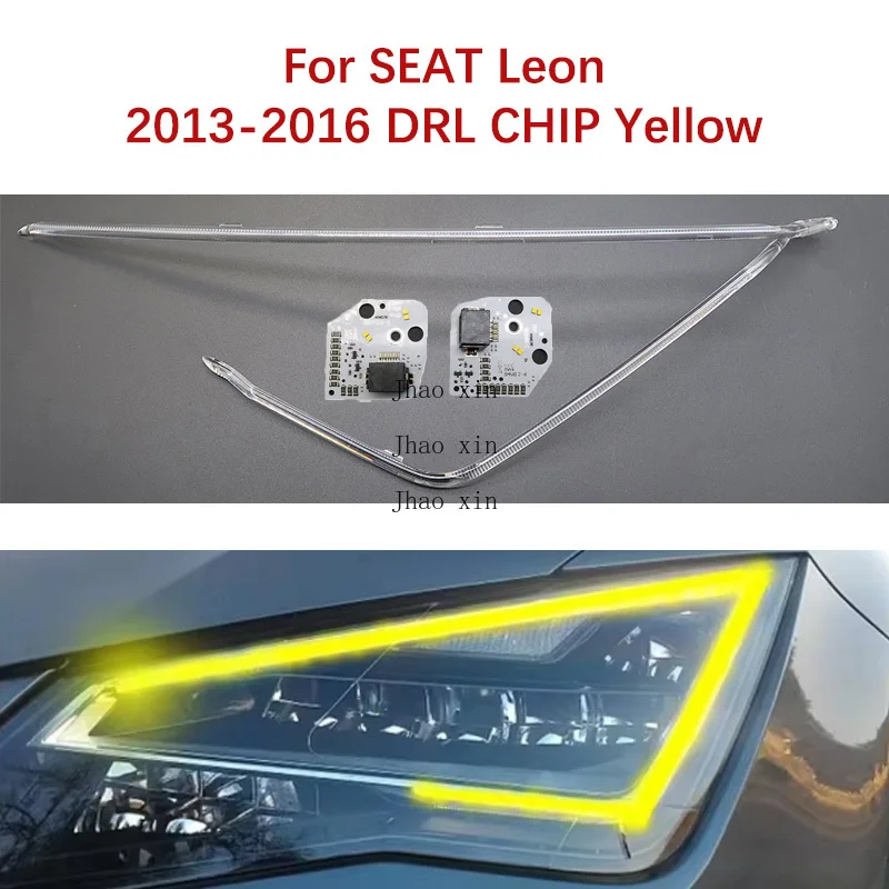 Light Guide Strip Daytime Running Lights Lemon Yellow Angel Eye Ballast ...
