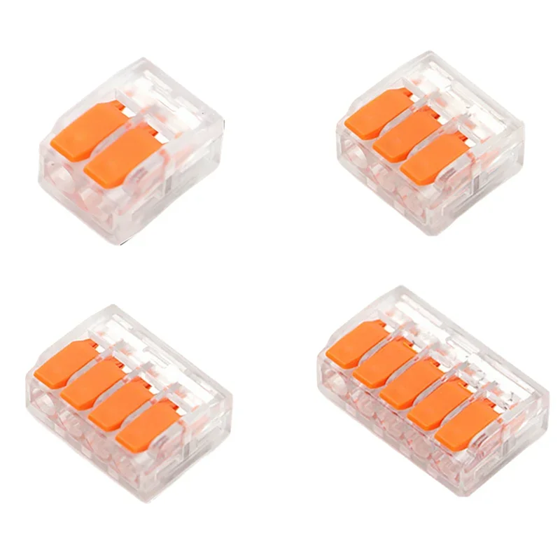 10-30pcs-Orange-Universal-Type-Quick-Plug-in-Terminals-Electrical ...