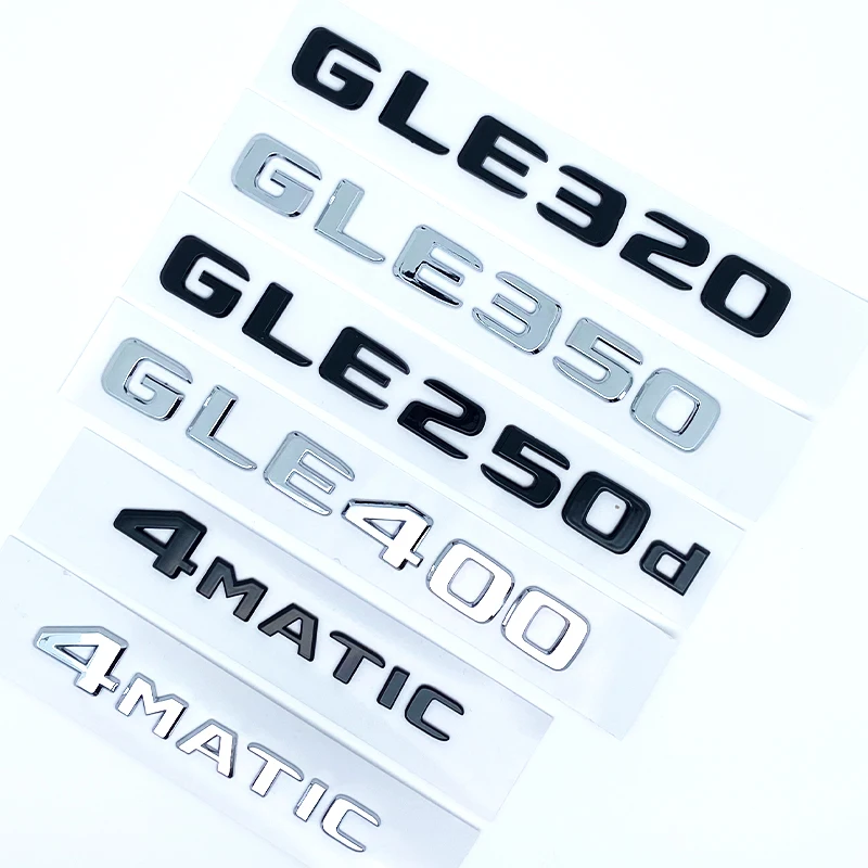2017 Letters Emblem Badge for Mercedes Benz GLE250d GLE300d GLE350d ...