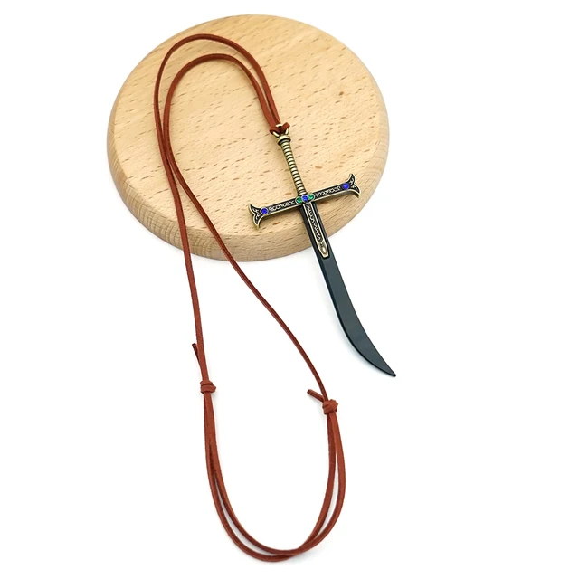 One Piece Necklace Dracule Mihawk | One Piece Sword Mihawk Necklace ...