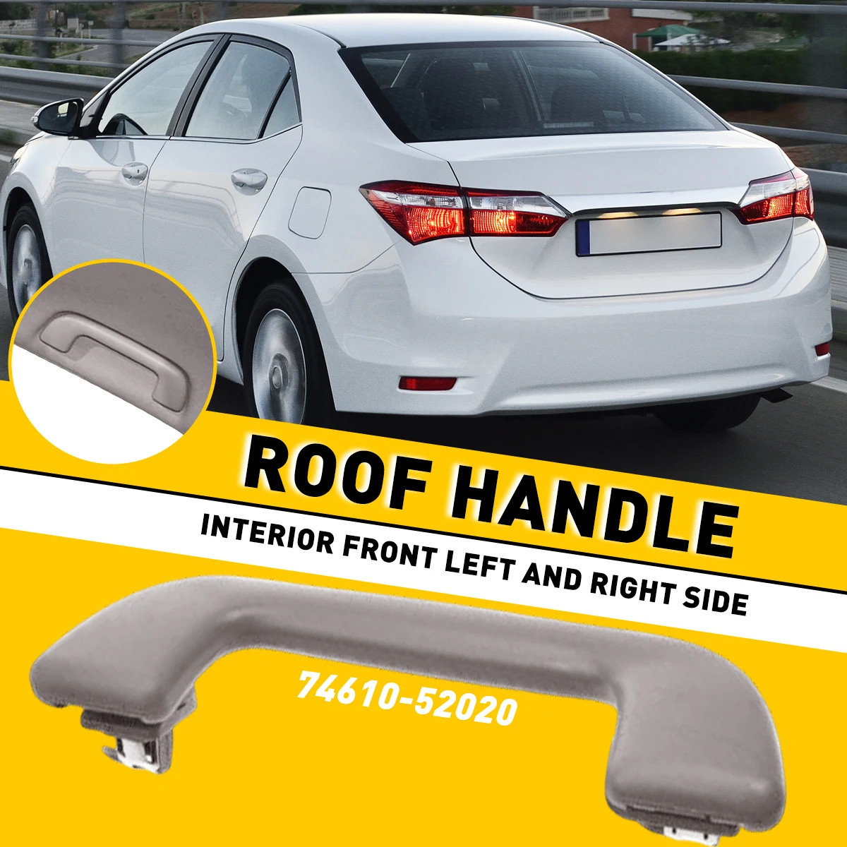 Inside Roof Pull Ceiling Handle Grab Pull Handles For Toyota Yaris 2008 ...