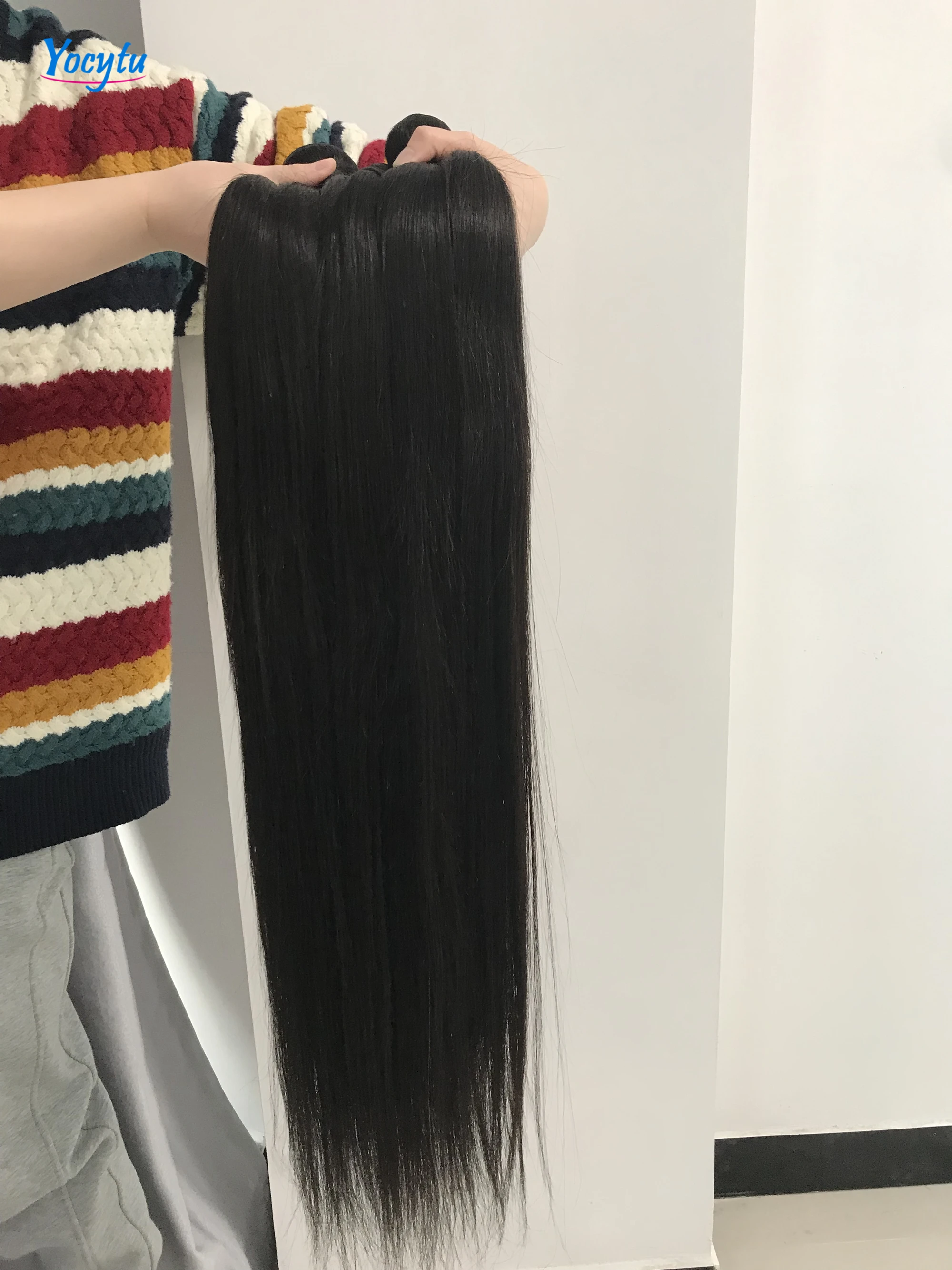 YOCYTU-10A-Bone-Straight-Human-Hair-Bundles-30-inch-Straight-Bundles ...