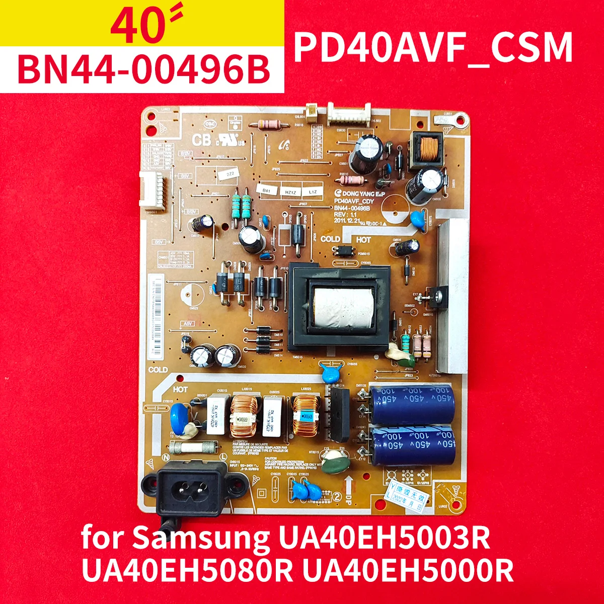 Test Working Original Power supply Board BN44-00496B BN44-00496A ...