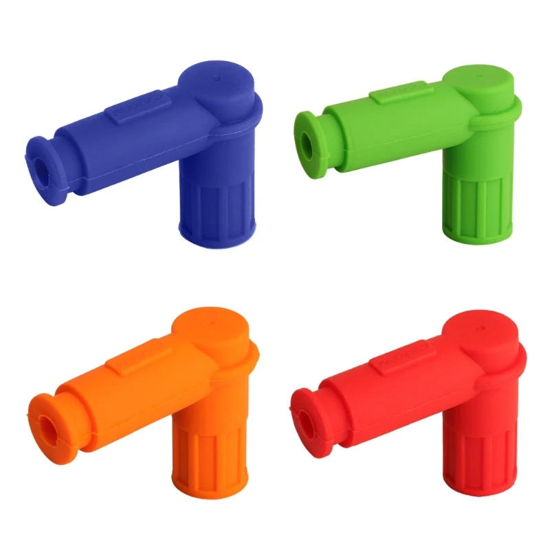 Spark-Plug-Cap-Boot-Multi-color-Silicone-Waterproof-Non-Resistor ...