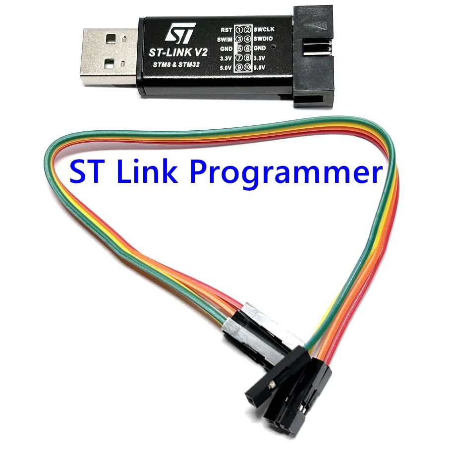 STM8-programador-emulador-ST-Link-Simulador-STM32-ARM-Downloader-SWD ...