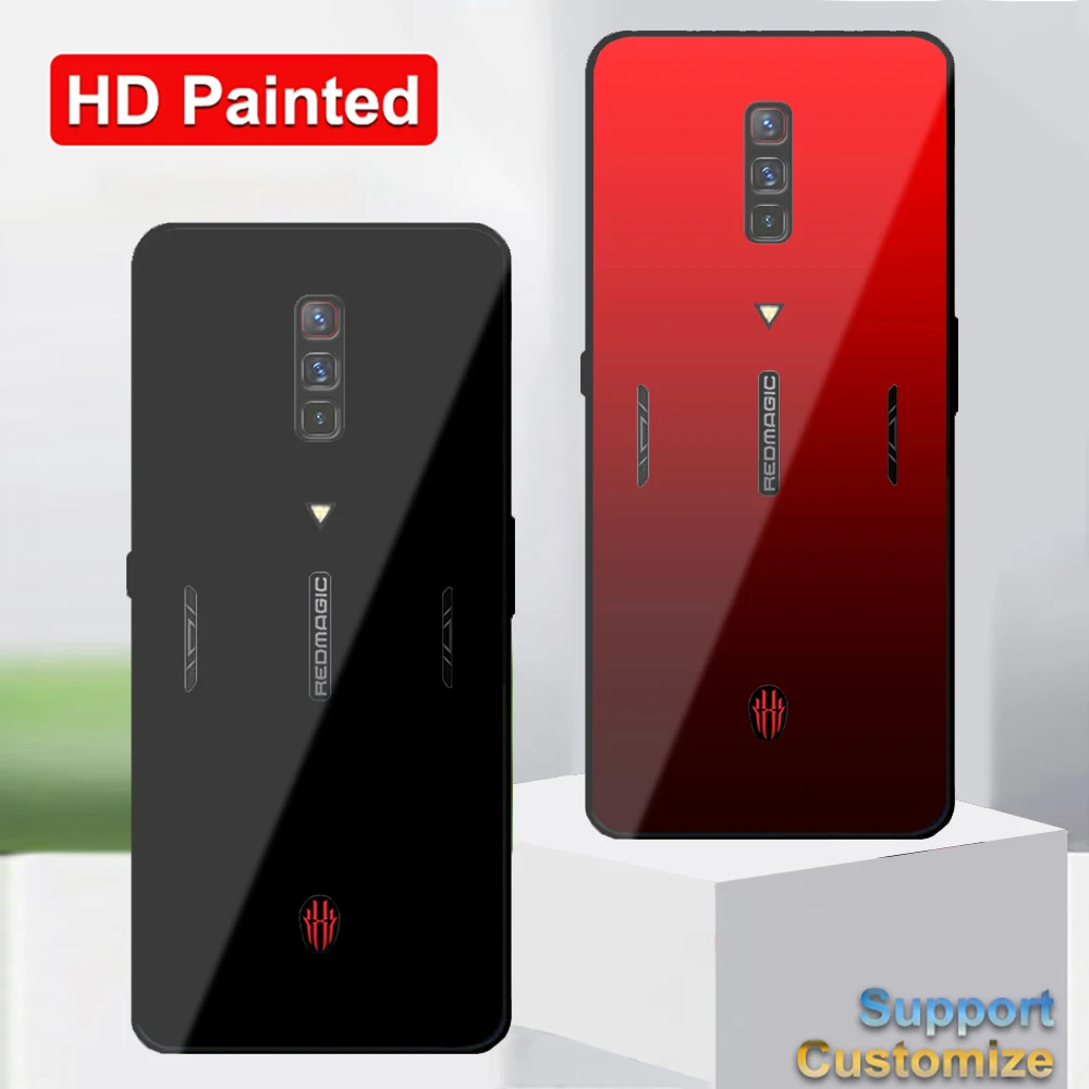 Tempered Glass Case For Nubia Red Magic 6 Pro Case Redmagic 6 Nx669j ...