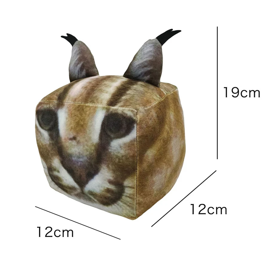 Floppa-peluches 3D de dibujos animados para niños, muñecos de peluche ...