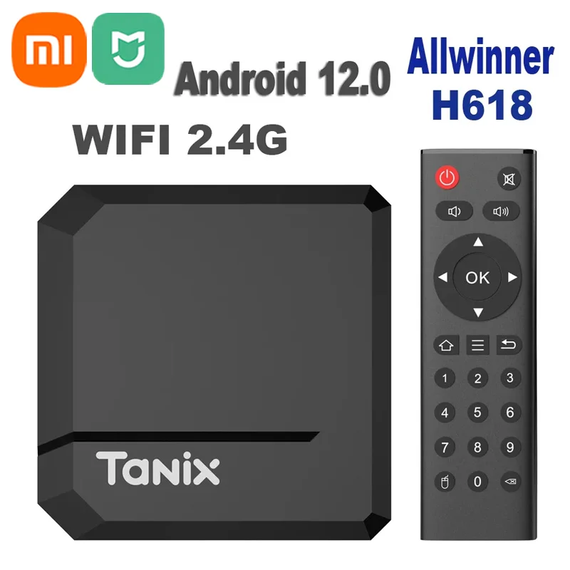 XIOAMI-MIJIA-Tanix-TX2-Android-12-TV-Box-Allwinner-H618-8K-2-4G-Wifi ...