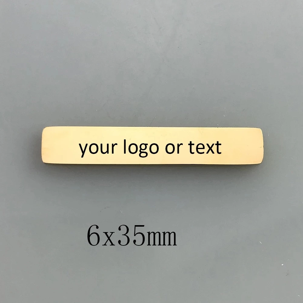 Free-Laser-Engrave-10pcs-Custom-logo-or-design-Rectangle-Plate ...
