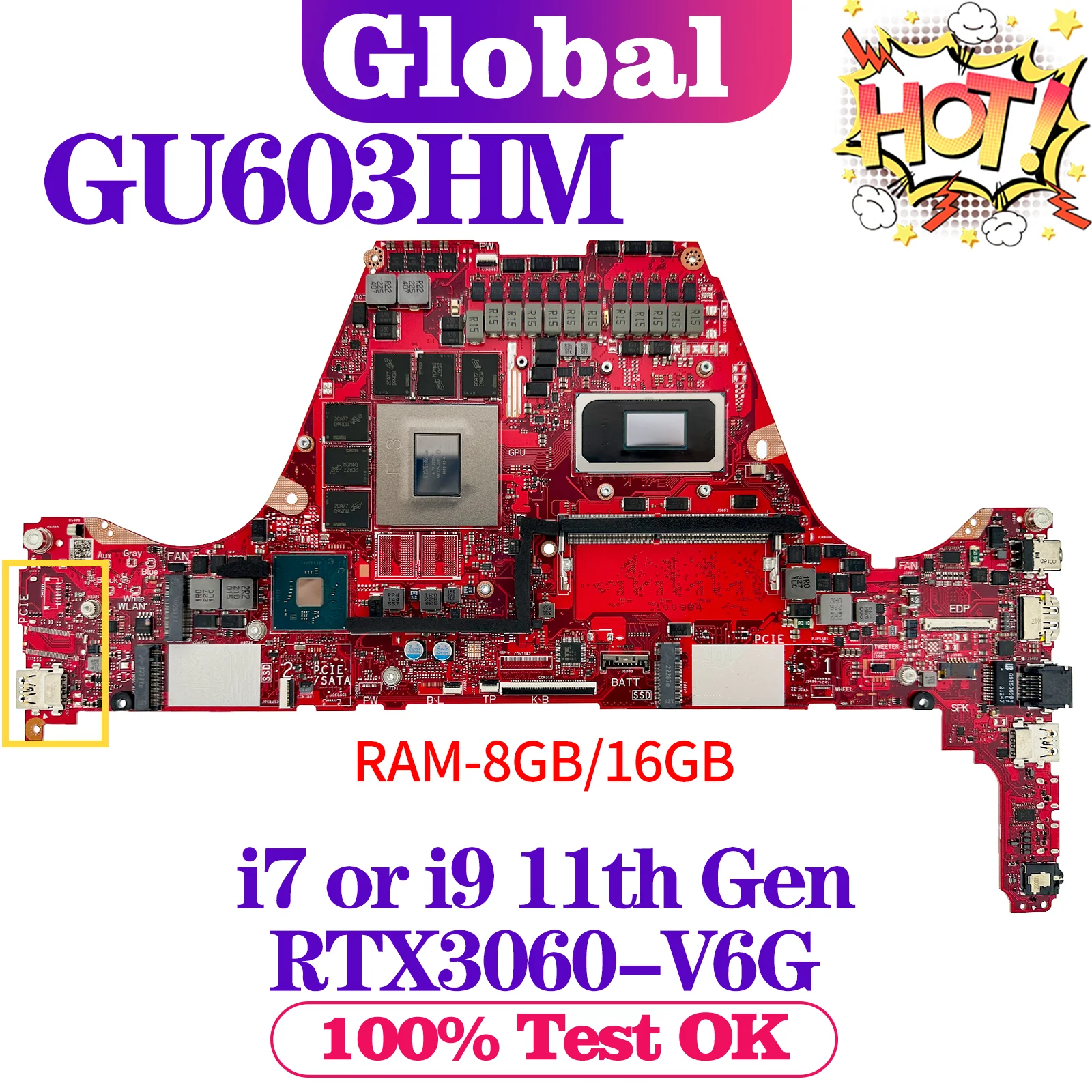 メインボード GU603HM GU603HR GU603H GX703HM GX703HR GX703HS GX703H ノートパソコンの ...
