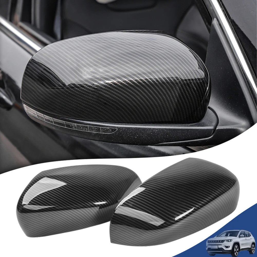 Car Rearview Mirror Protector Cover Side Mirror Shell Frame for Jeep ...