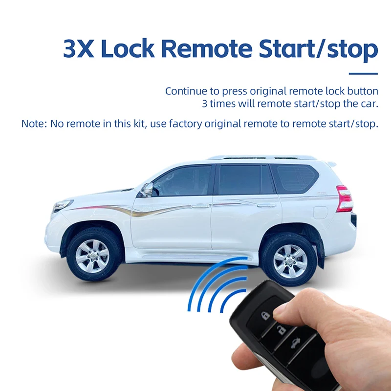 Easyguard Remote Starter Kit For Toyota Prado 2011-2017 With Oem Push ...