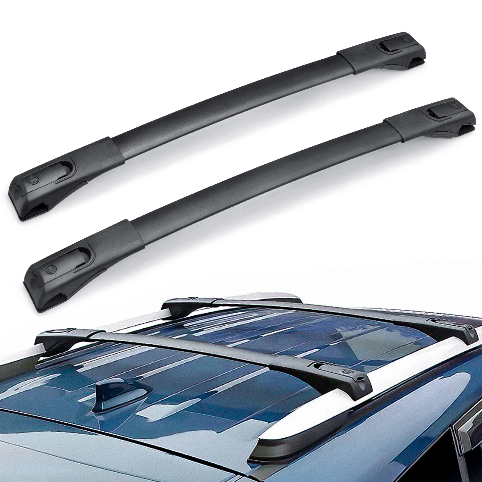 2Pcs-Roof-Rack-Side-Rails-Bars-Luggage-Carrier-For-Toyota-RAV4-RAV-4 ...