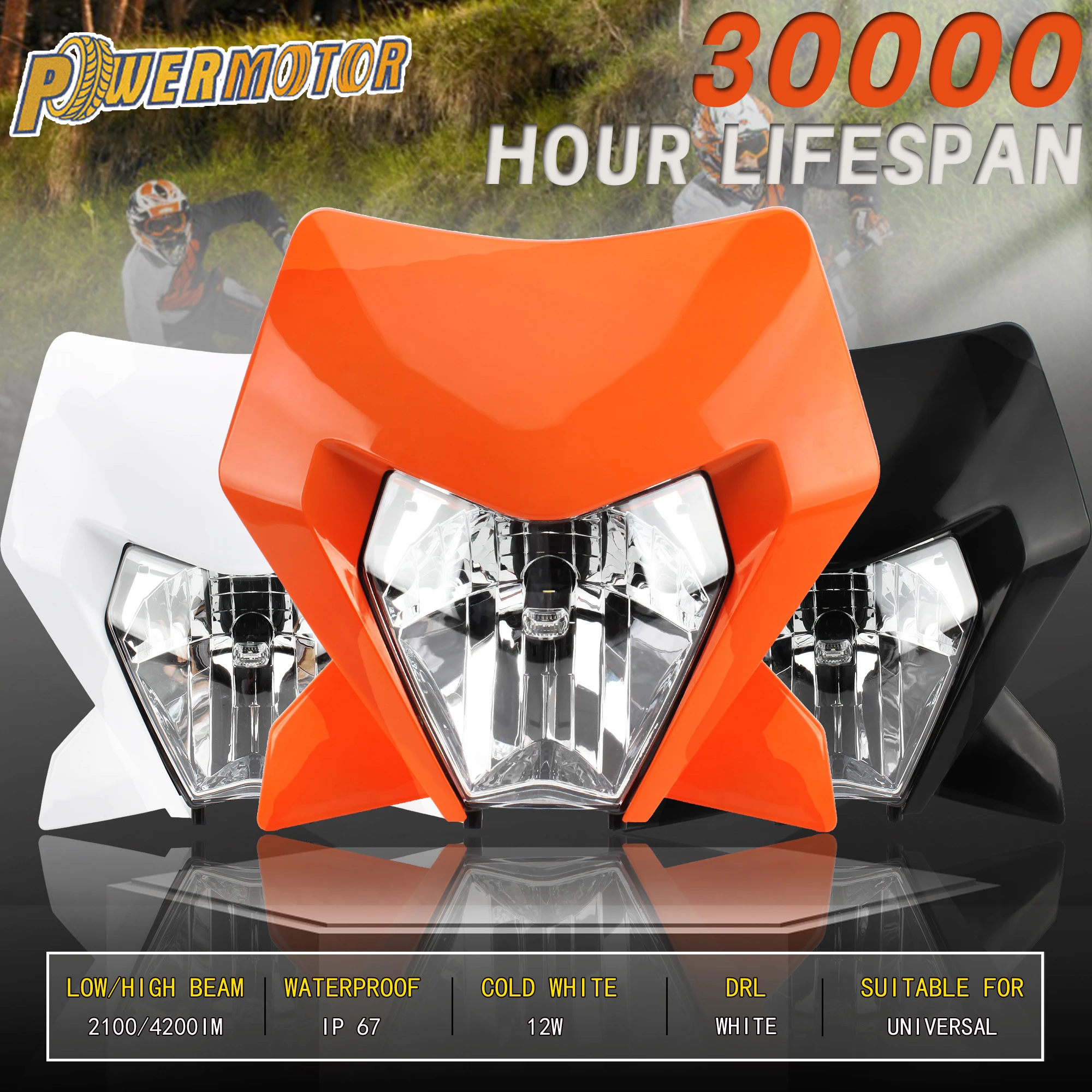 Motorcycle-LED-Headlight-For-KTM-EXC-SXF-XCW-MX-2024-Headlamp-Head ...