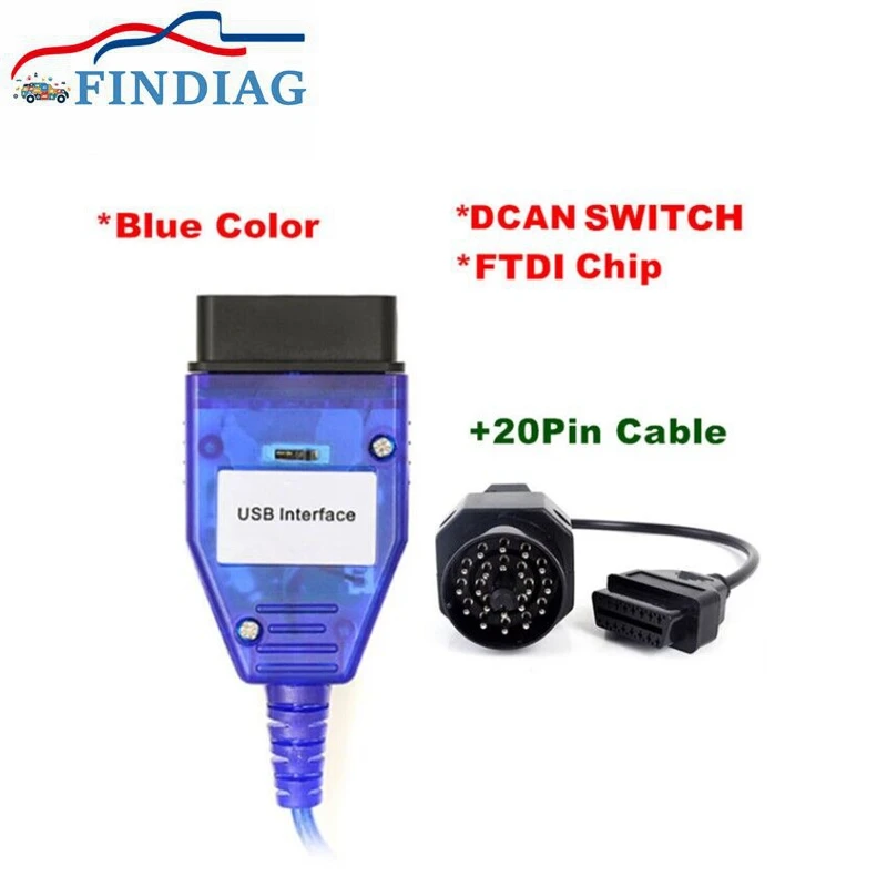 HOT-NEWEST-20Pin-INPA-For-BMW-K-DCAN-K-Switch-OBD2-Diagnostic-Cable ...