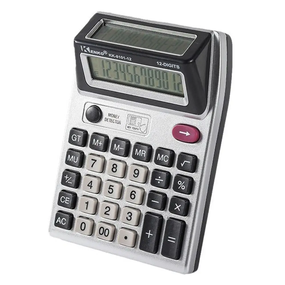 Dual Screen 12 Digits Calculator Large Screen Display Battery Powered ...