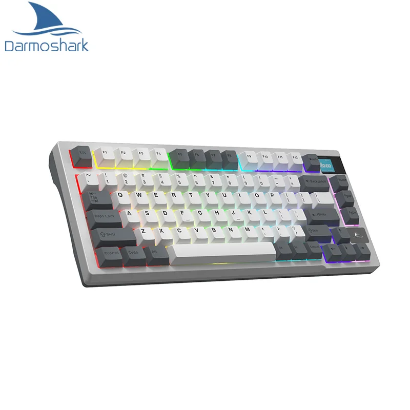 Darmoshark K8 75% Gaming Mechanical Keyboard 81 Keys Bluetooth 5.0/2.4G ...