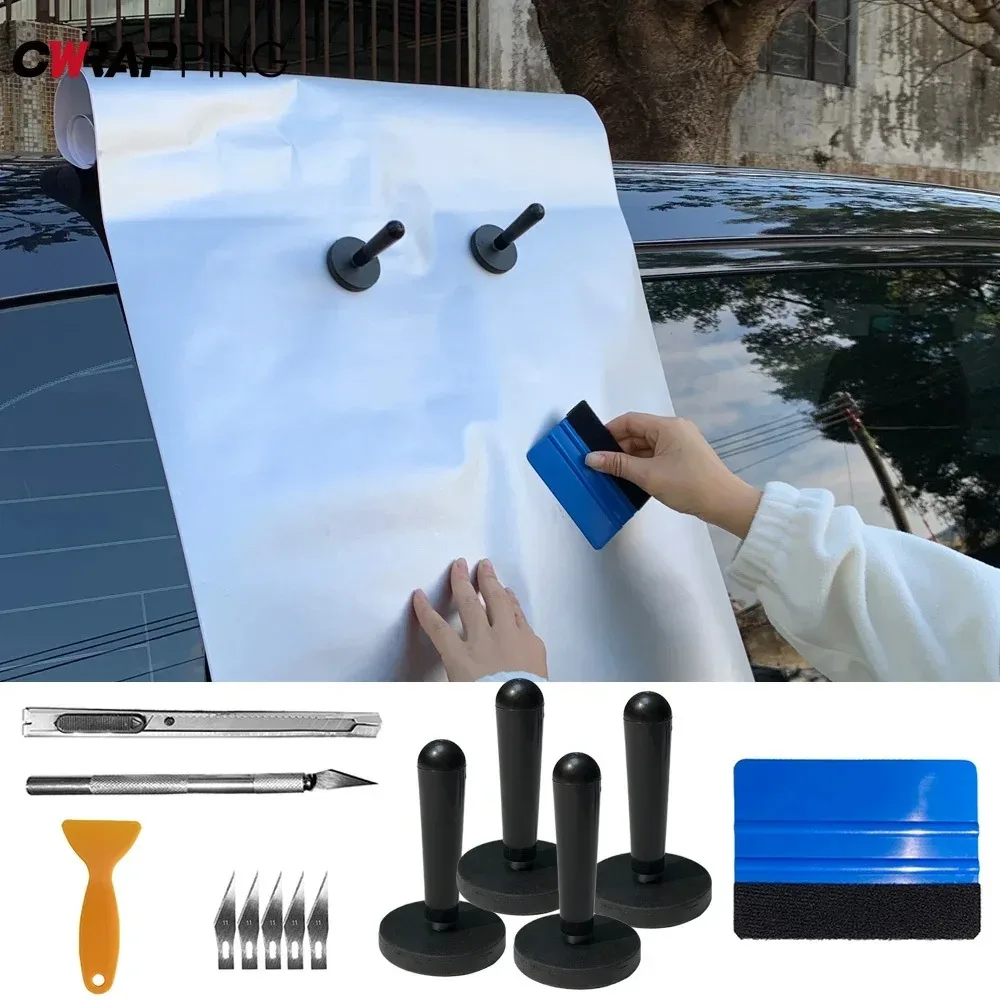 Car-Sticker-Tools-12-9pcs-Vinyl-Auto-Tuning-Tool-Kit-Felt-Squeegee ...