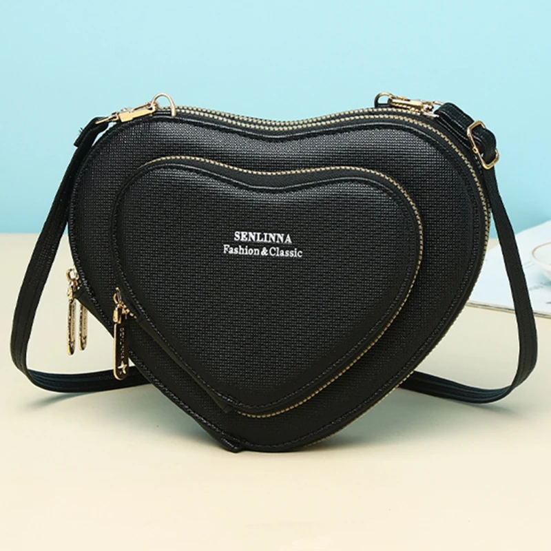 New-Women-s-Love-Heart-Shaped-Crossbody-Bag-Large-Capacity-PU-Leather ...