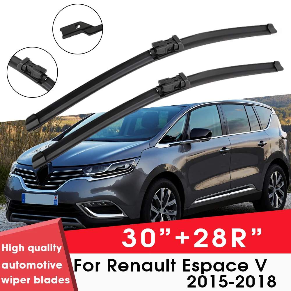 Car-Wiper-Blade-Blades-For-Renault-Espace-V-2015-2018-30-28R-Windshield ...