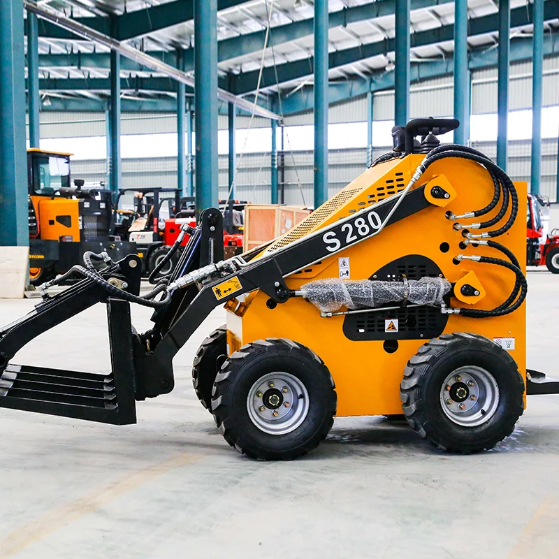 CE-Mini-Skid-Steer-Diesel-Wheel-Tracks-Machines-Attachment-Caterpillar ...