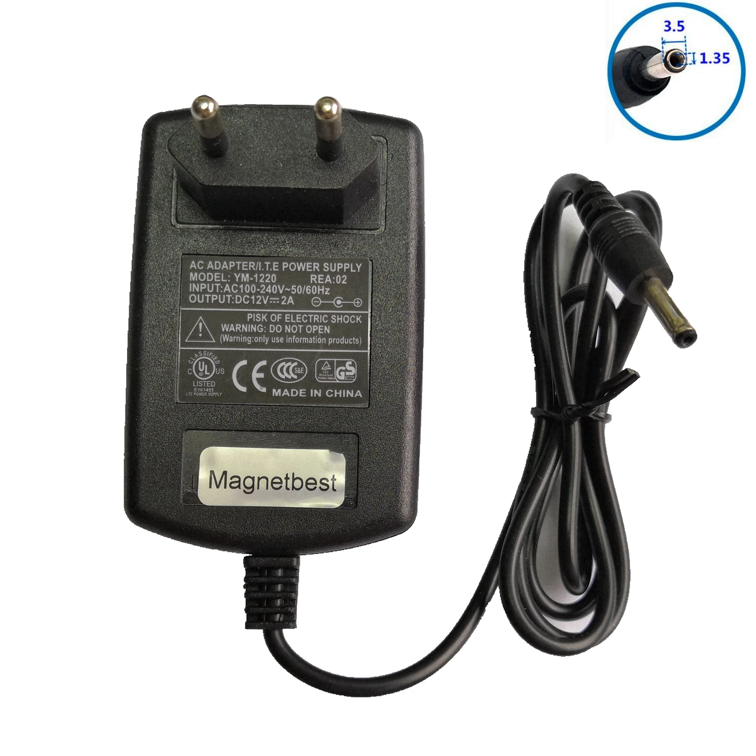 12V-2A-3-5x1-35mm-AC-DC-Adapter-Charger-For-CHUWI-Lapbook-SE-13-3 ...