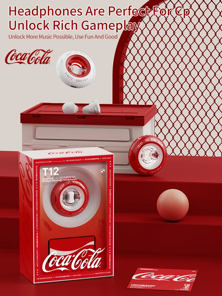 Coca-Cola-TWS-Bluetooth-Wireless-Earphone-HIFI-Stereo-Sound-Headphone ...